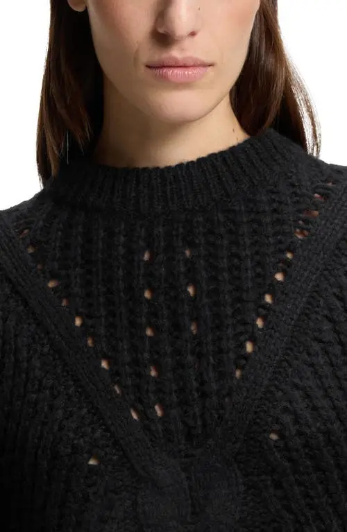 BOSS Fastina Cable Stitch Sleeveless Sweater