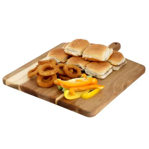 MEGACHEF 13 Inch Wood Square Serving Board - Acacia