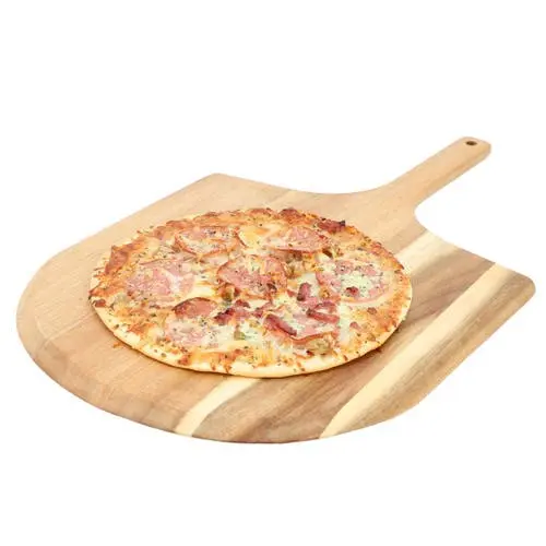 MEGACHEF Wood Pizza Peel And Serving Board - Acacia