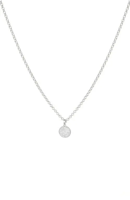 DEAN DAVIDSON Madeleine Pave Pendant Necklace - White Cz