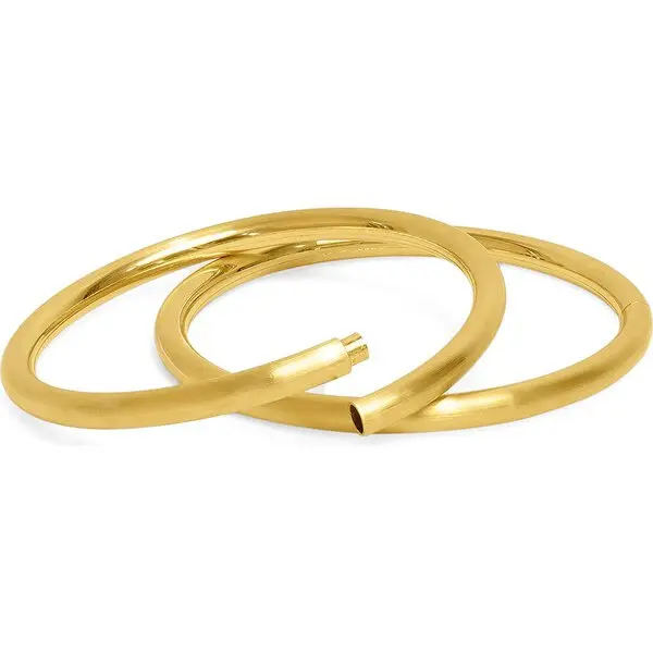 DEAN DAVIDSON Twist Midi Dune Bangle Set - Gold