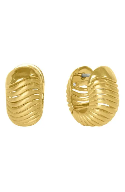 DEAN DAVIDSON Trancoso Huggie Hoop Earrings - Gold