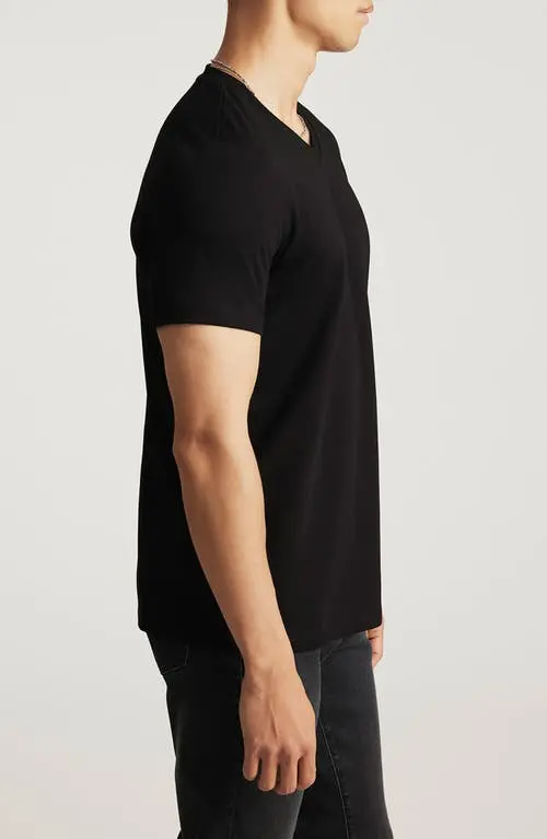 MAVI Stretch Cotton V-neck T-shirt
