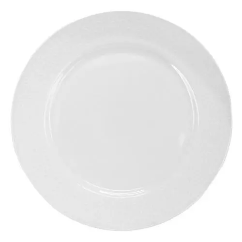 ELAMA Soyer 16 Piece Textu Design Double Bowl Porcelain Dinnerware Set