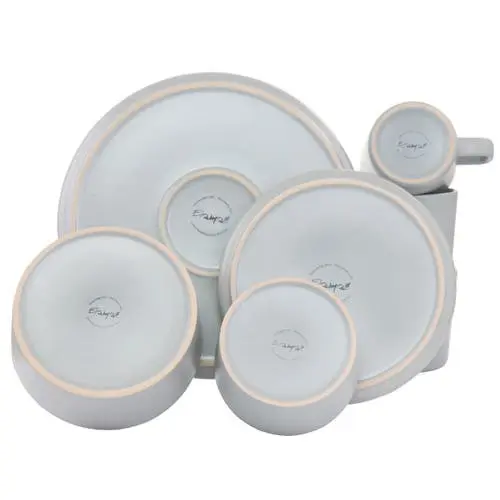 ELAMA Luxmatte Light 20 Piece Dinnerware Set