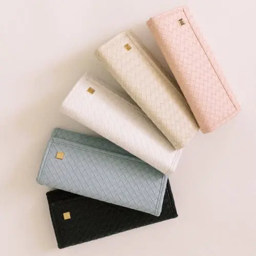 TRVL DESIGN Woven Jet Jewel Wallet - Black