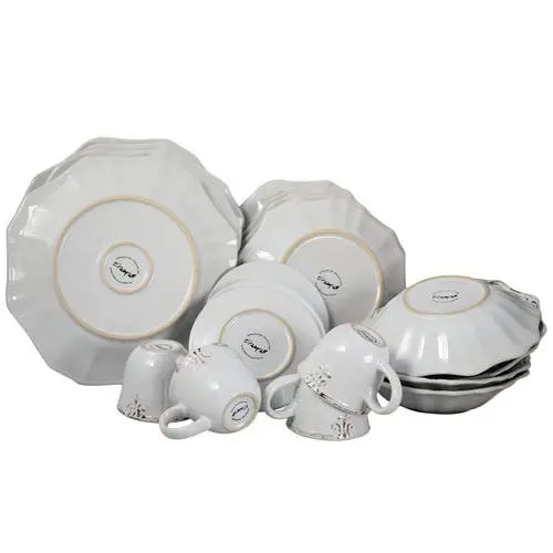 ELAMA Fleur De Lys 20-piece Dinnerware Set