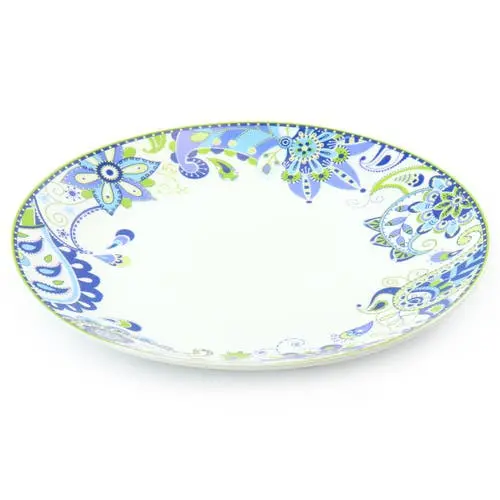 ELAMA Fiesta 16 Piece Round Porcelain Dinnerware Set
