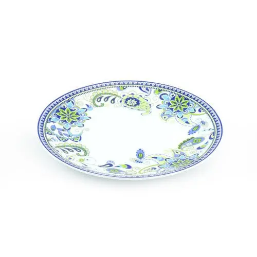 ELAMA Fiesta 16 Piece Round Porcelain Dinnerware Set