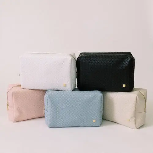 TRVL DESIGN Woven Cosmetic Bag - Sand