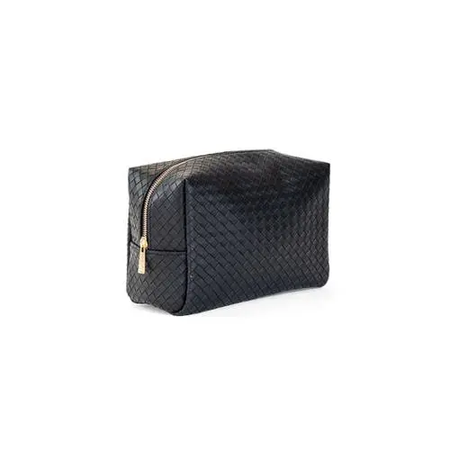 TRVL DESIGN Woven Jet Cosmetic Bag - Black