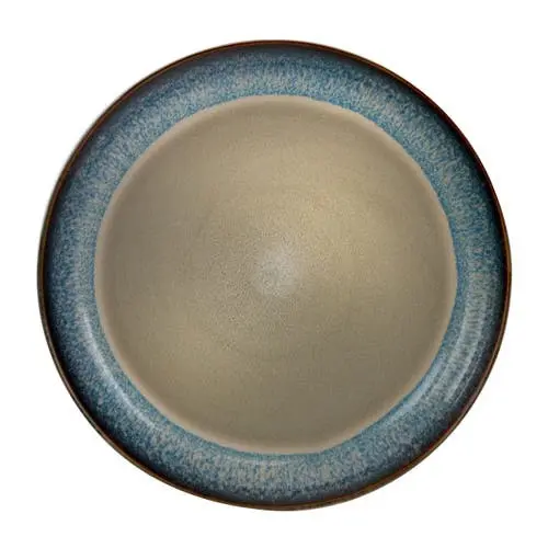 ELAMA Modern Dot 16 Piece Luxurious Stoneware Dinnerware With Complete Setting For 4