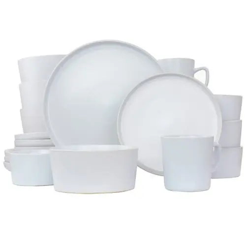 ELAMA Luxmatte 20 Piece Dinnerware Set - White