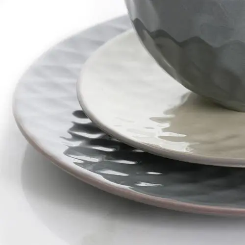 ELAMA Tahitian Pearl 16 Piece Stoneware Dinnerware Set