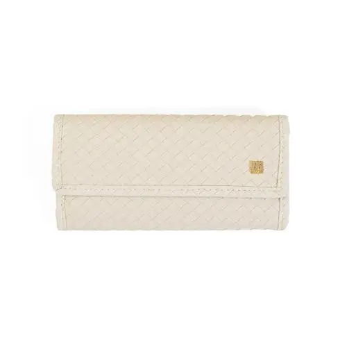 TRVL DESIGN Woven Sand Jewel Wallet - Tan
