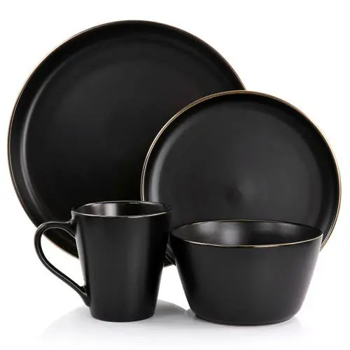 ELAMA Paul 16 Piece Stoneware Dinnerware Set