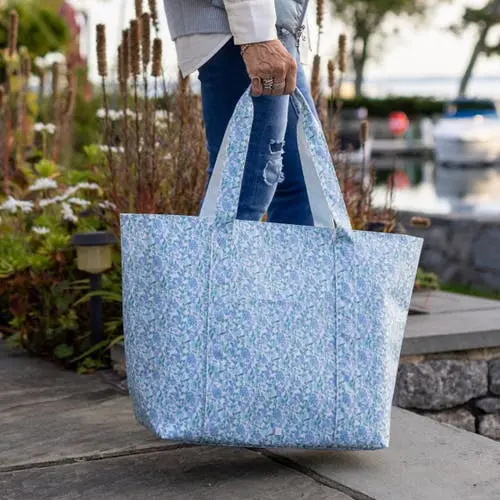 TRVL DESIGN Hamptons Jumbo Tote - Blue