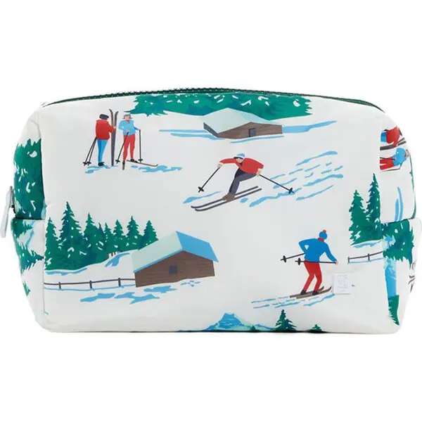 TRVL DESIGN Ski Puffer Cosmetic Bag - White