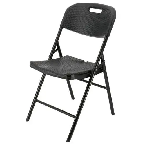 ELAMA 4 Piece Indoor And Outdoor Rattan Folding Chair