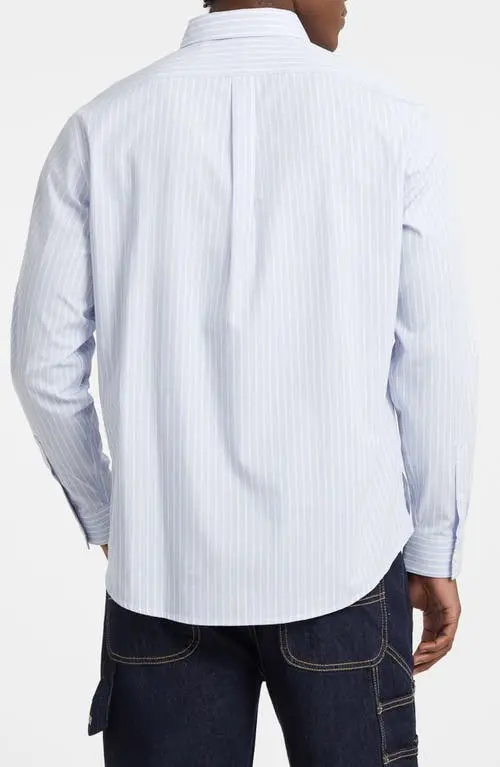 Guess Regular Fit Stripe Cotton Button-up Shirt