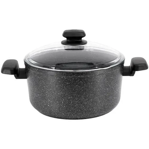 KORKMAZ Ornella Non Stick 11 Inch 8 Liter Casserole With Lid