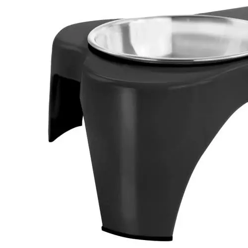 GIBSON HOME Bow Wow Meow 3 Piece Elevated Pet Bowl Dinner Set