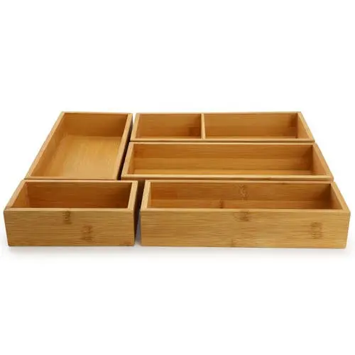 MEGACHEF Wood Storage And Organization Trays