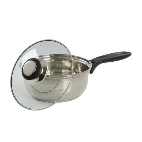 GIBSON HOME Lybra 7 Piece Two Tone Polished Stainless Steel Cookware Set