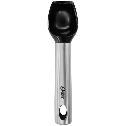 OSTER Baldwyn Stainless Steel And Plastic Ice Cream Scoop - Black