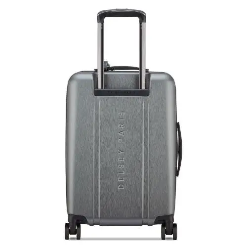 DELSEY PARIS Cadence Expandable Carry-on Spinner Luggage - Brushed Silver