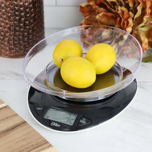 OSTER Lydell 2 Piece Digital Kitchen Scale With Bowl