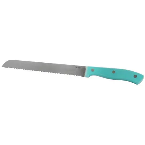 OSTER Evansville 14 Piece Stainless Steel Blade Cutlery Set With Plastic Handles