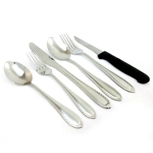 GIBSON HOME Wilmington Plus 55-piece Flatware Set