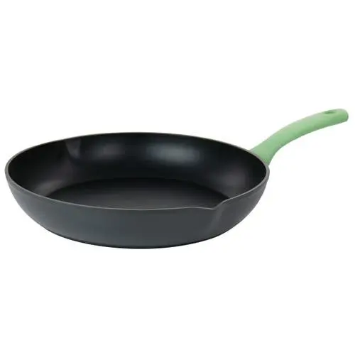 OSTER Rigby 9.5 Inch Aluminum Nonstick Frying Pan With Pouring Spouts - Green