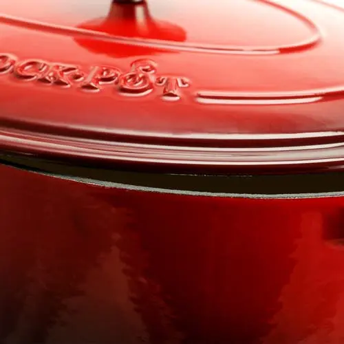 CROCK-POT 7 Quart Oval Enameled Cast Iron Dutch Oven
