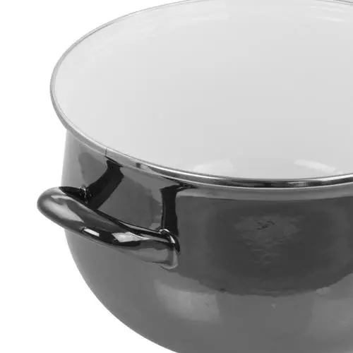 Gibson 6.5 Quart Steel Casserole With Lid
