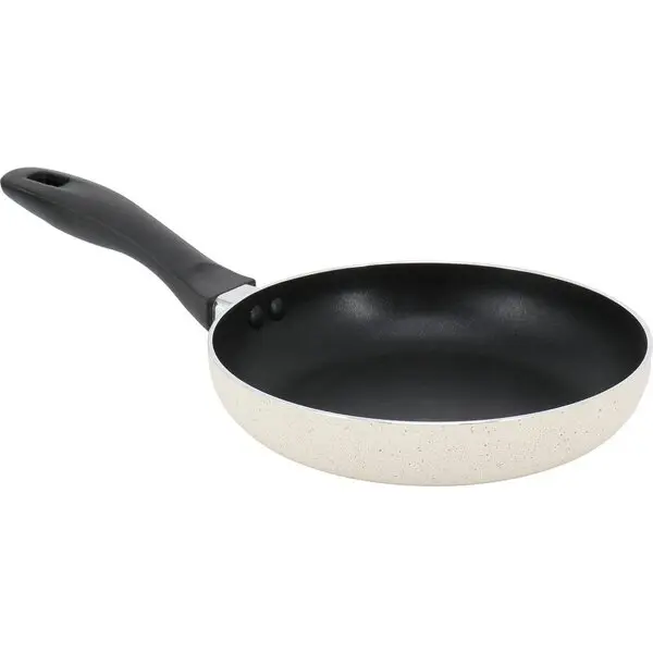 OSTER Clairborne 9.5 Inch Round Nonstick Aluminum Frying Pan - White