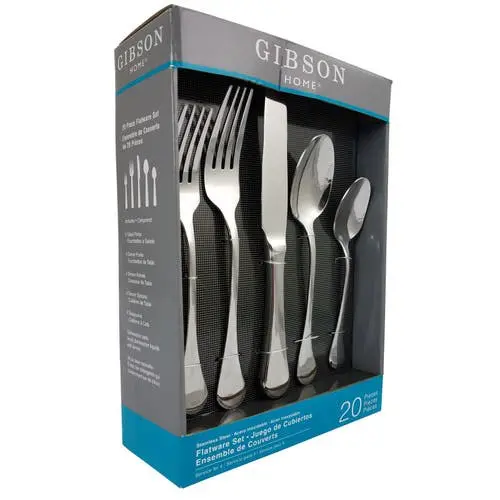 GIBSON  HOME Classic Manchester 20-piece Flatware Set