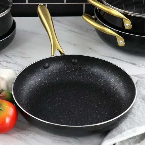 GIBSON HOME Ellsworth 9.5 Inch Aluminum Nonstick Frying Pan