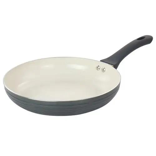 OSTER Ridge Valley 10 Inch Aluminum Nonstick Frying Pan - Grey