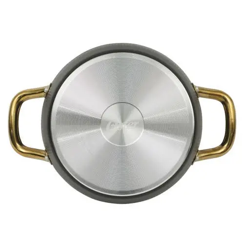 OSTER Abbottsford 7 Quart Nonstick Aluminum Dutch Oven With Glass Lid