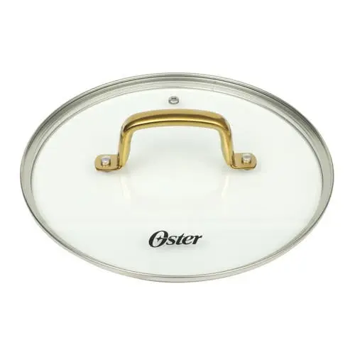 OSTER Abbottsford 7 Quart Nonstick Aluminum Dutch Oven With Glass Lid