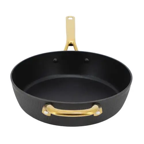 OSTER Abbottsford 4 Quart Nonstick Aluminum Saute Pan With Glass Lid