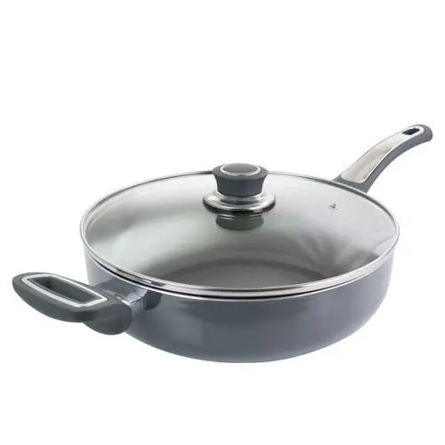 OSTER 3.5 Quart Aluminum Saute Pan With Lid