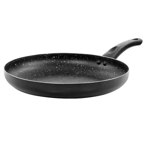 OSTER Luneta 12 Inch Aluminum Nonstick Frying Pan With Bakelite Handle - Black