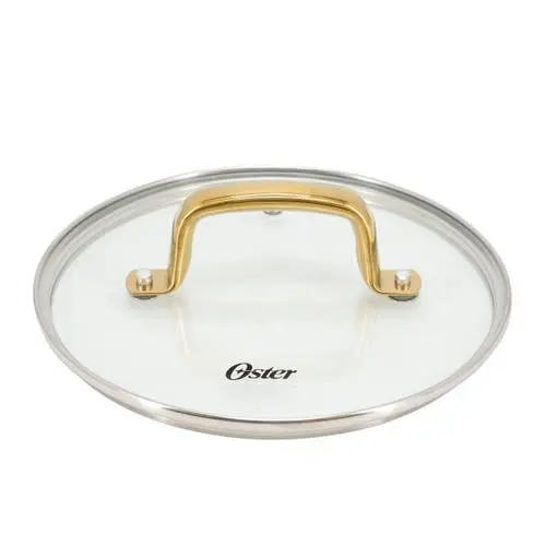 OSTER Abbottsford 2.5 Quart Nonstick Aluminum Saucepan With Glass Lid
