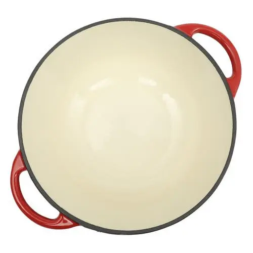 GIBSON HOME Addlestone 2.65 Quart Enameled Cast Iron Dutch Oven With Lid