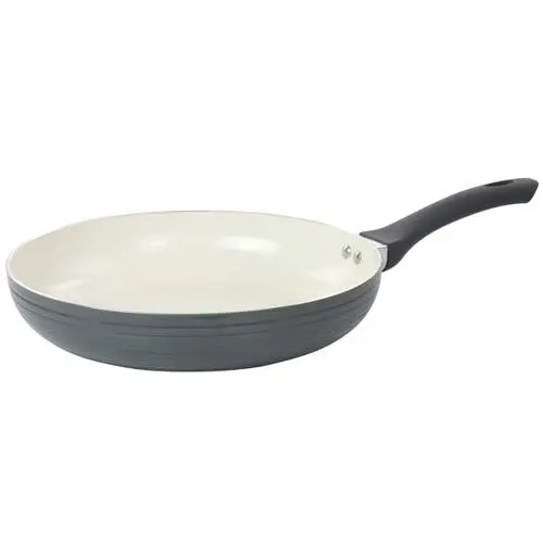 OSTER Ridge Valley 12 Inch Aluminum Nonstick Frying Pan - Grey