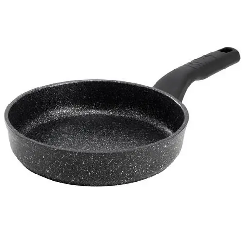 KORKMAZ Ornella Nonstick 8 Inch Aluminum Frying Pan - Black