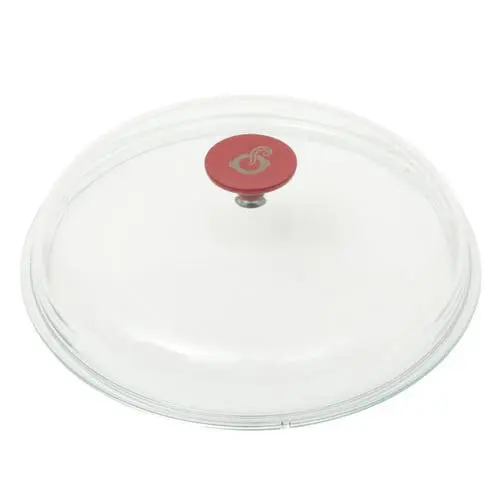 CROCK POT 3 Quart Enameled Cast Iron Dutch Oven With Borosilicate Lid